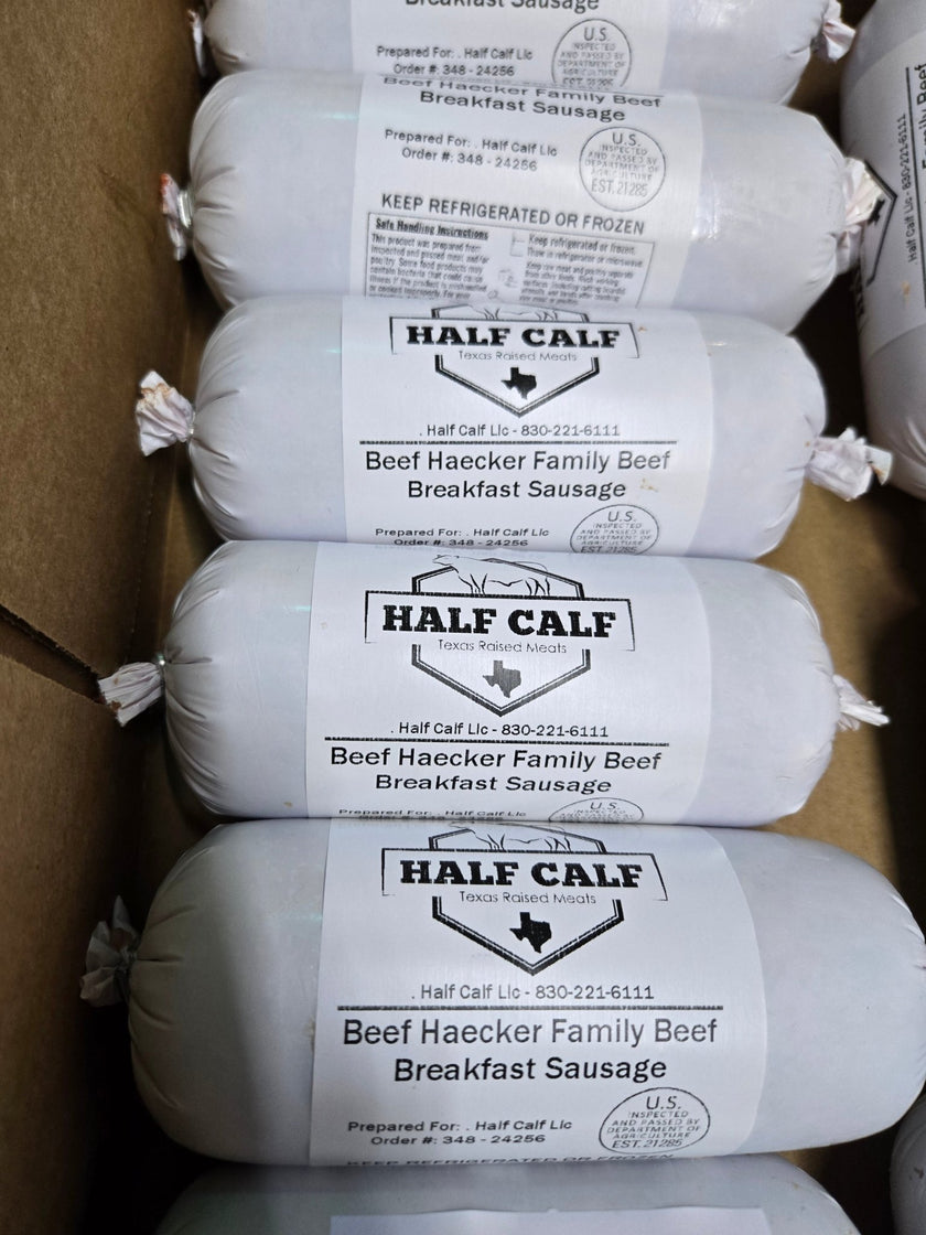 Beef Breakfast Sausage-Haecker Family Recipe – Half Calf